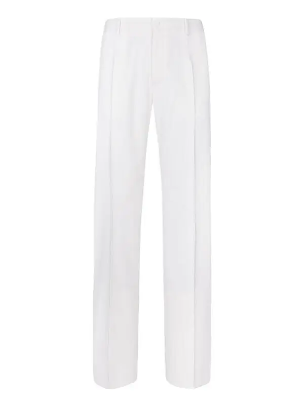 Dolce & Gabbana Dolce Gabbana Straight Leg Pants - White