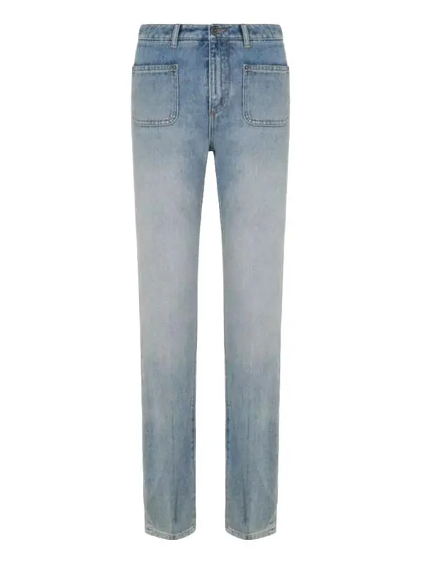 Dolce & Gabbana Dolce Gabbana Mid Rise Work Jeans - Blue