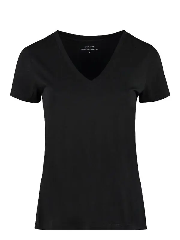 Vince Essential V-neck T-shirt - Black
