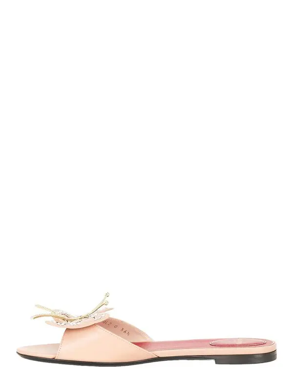 Valentino Garavani Flutterby Slide In Nude - Light Phard