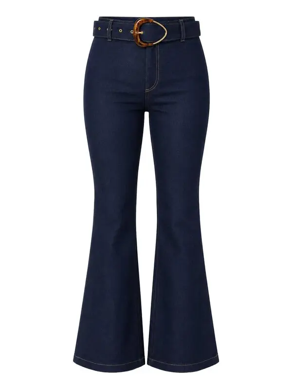34B Juliette Flare Jeans - Blue