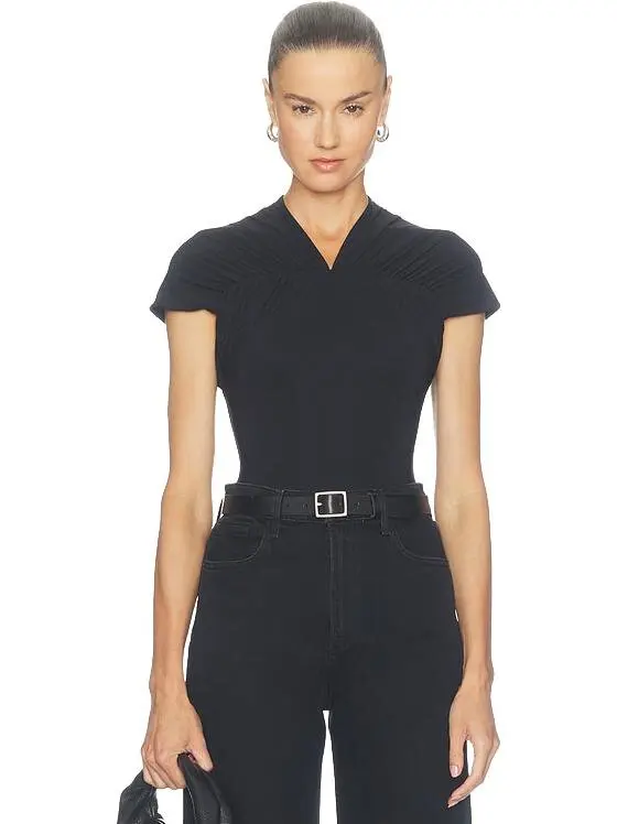 AGOLDE Olympia Bodysuit - Black