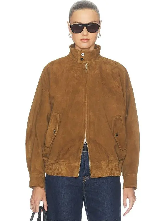 AGOLDE Blair Jacket In Brown - Pecan