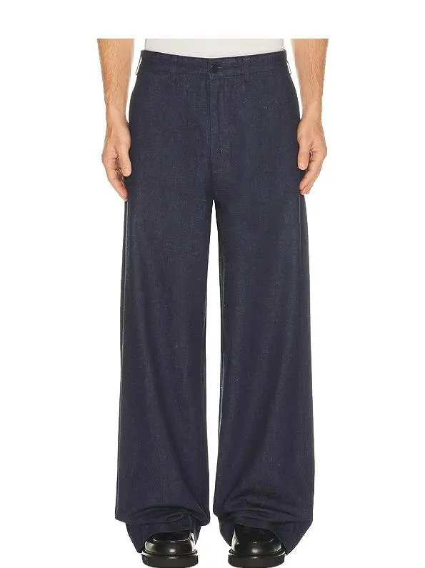 LEVI'S Blue Tab Wide Leg Flyer Jeans In Magic Rinse In Blue - Bt Magic Rinse