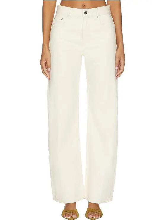 Helmut Lang Carrot Jean Rinsed 1 In Cream - Ecru