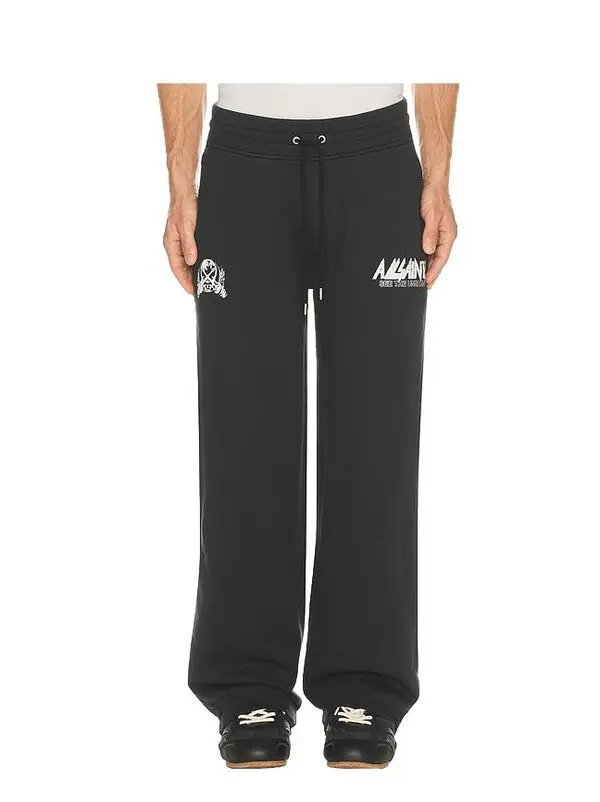ALLSAINTS Chromium Sweatpant In Black - Washed Black