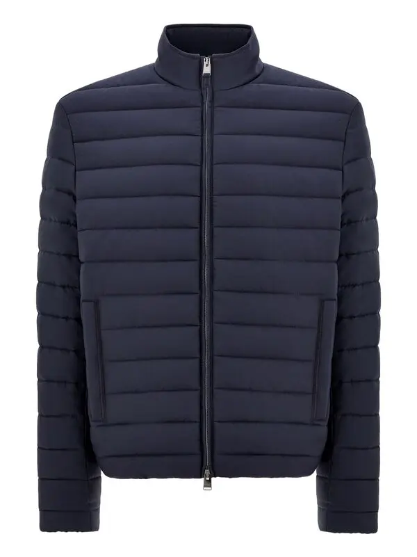 Canali Technical Fabric Jacket - Blue