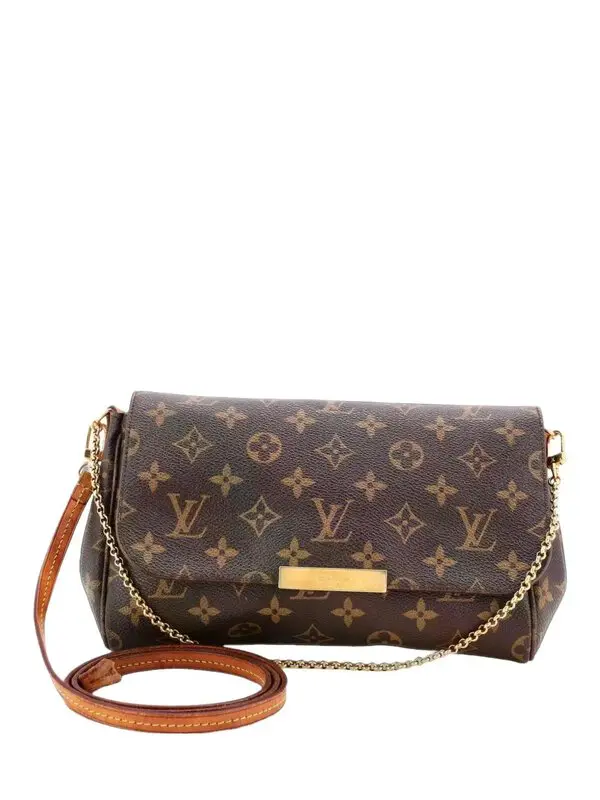 LOUIS VUITTON Favorite Handbag Monogram Canvas Mm Crossbody Bag - Brown