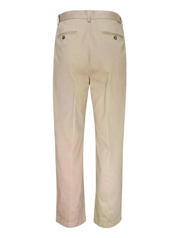 SOLID HOMME Pleated-detail Straight-leg Trousers - Neutrals