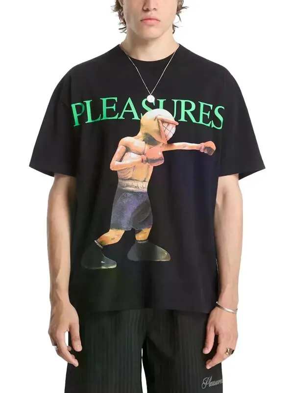 PLEASURES Animals Graphic-print T-shirt - Black