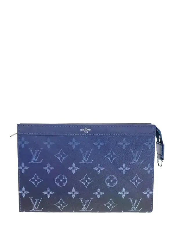 LOUIS VUITTON 2021-2026 Monogram Gradient Gaston Wearable Wallet Crossbody Bag - Blue