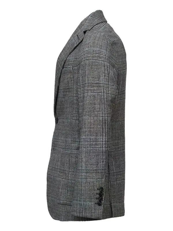 CIRCOLO 1901 Prince Of Wales Check Blazer - Grey