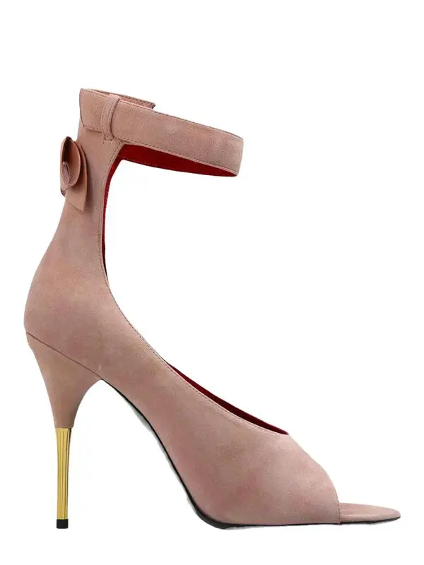 Valentino Garavani Bow-detail Suede Pumps - Pink