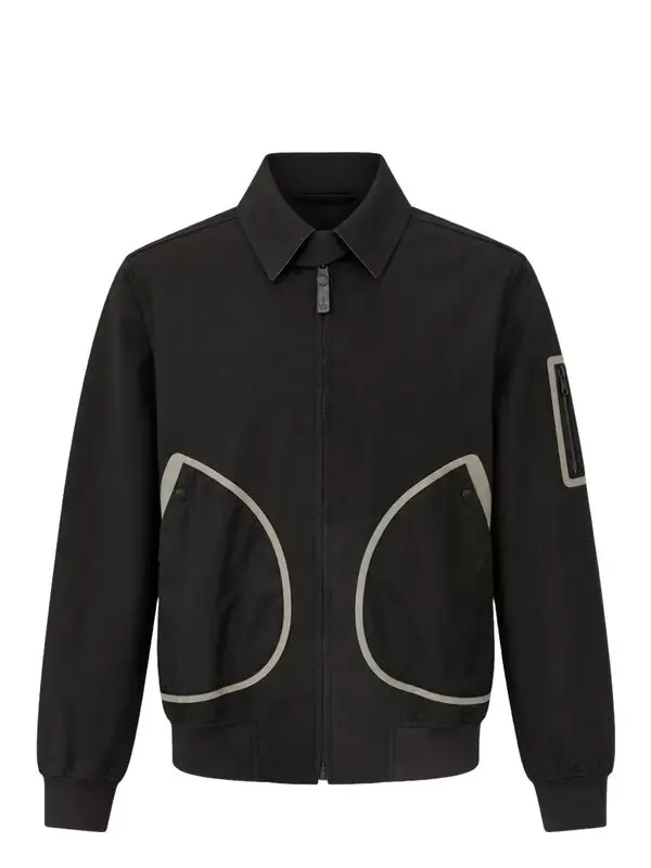 MASSIMO OSTI STUDIO Harrington Zip-up Jacket - Brown
