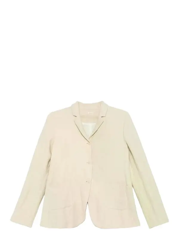 Apuntob Notched-lapel Button-up Blazer - Neutrals