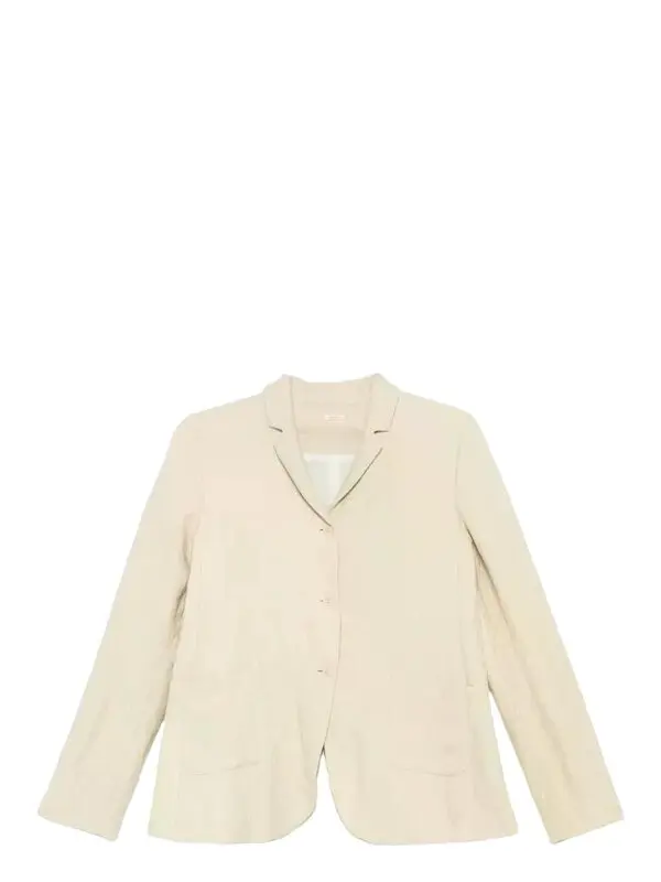 Apuntob Notched-lapel Button-up Blazer - Neutrals