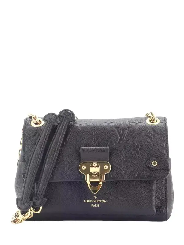 LOUIS VUITTON Vavin Handbag Monogram Empreinte Leather Bb Crossbody Bag - Black