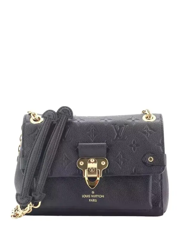LOUIS VUITTON Vavin Handbag Monogram Empreinte Leather Bb Crossbody Bag - Black
