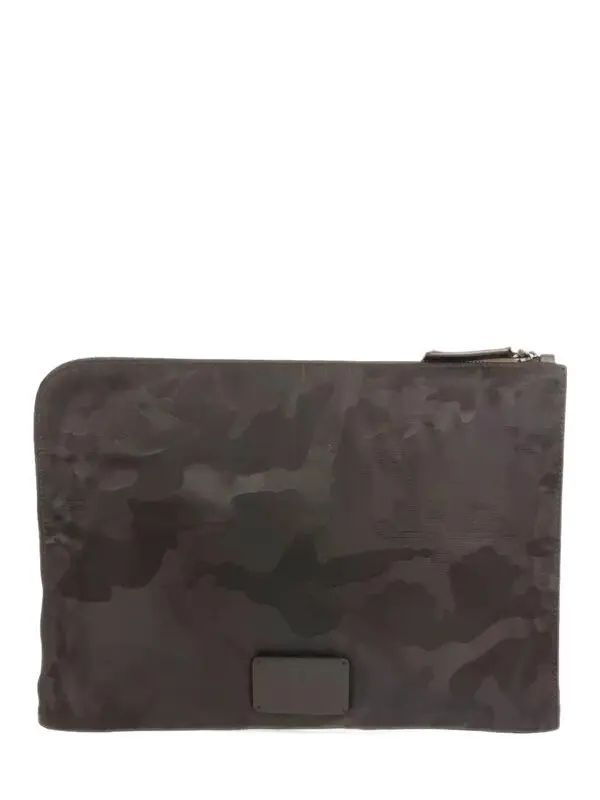 Valentino Garavani Camouflage-print Clutch Bag - Black