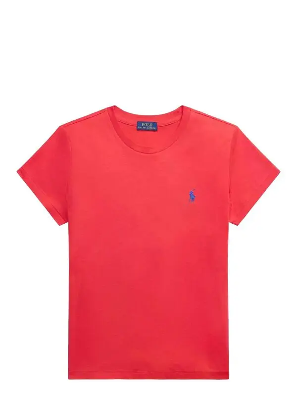 Polo Ralph Lauren Pony-embroidered Cotton T-shirt - Red