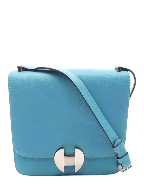 Hermès 2019 Evercolor 2002 Bag 20 Crossbody Bag - Blue