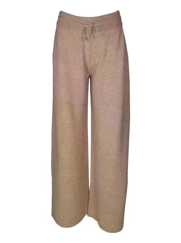 AUTRY Drawstring-waist Wide-leg Track Pants - Neutrals