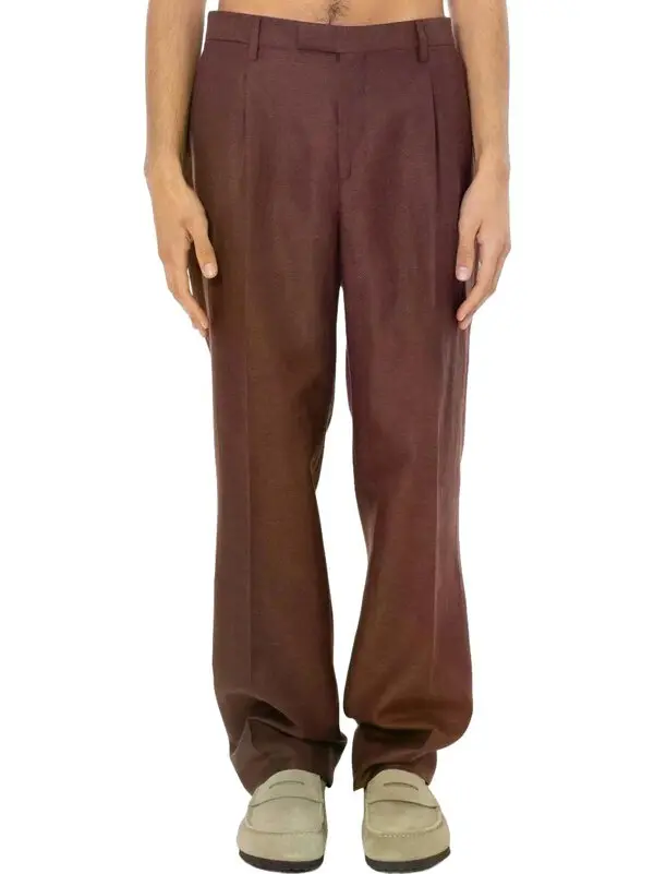 BRIGLIA 1949 Marguttas Pleated Trousers - Brown