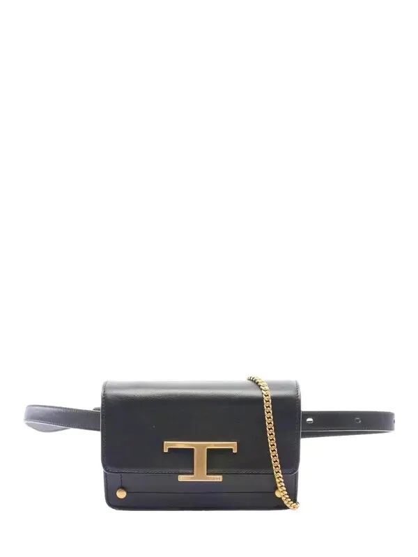 TOD'S 2010s T-timeless Belt Bag - Black