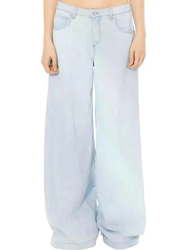 VICOLO Madison Wide-leg Jeans - Blue