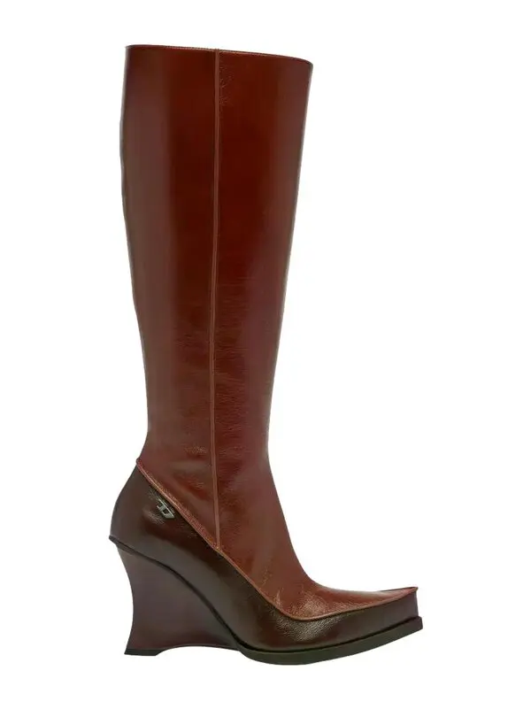 DIESEL® Pointed-toe Boots - Brown