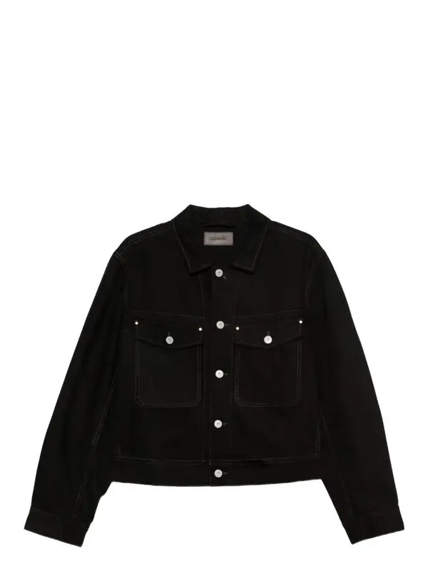 LEMAIRE Heavy Denim Trucker Jacket - Black