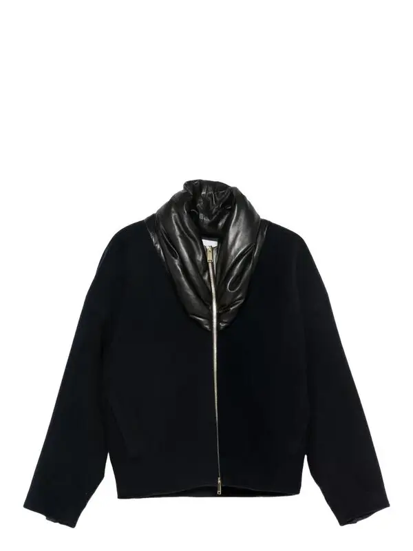 DARKPARK Anya Leather-trim Jacket - Blue