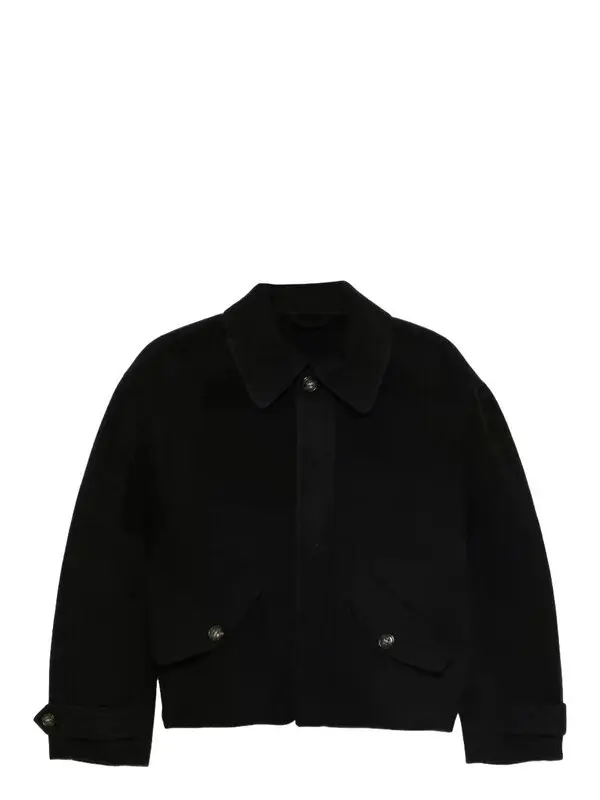 Séfr Relaxed Wool Jacket - Black