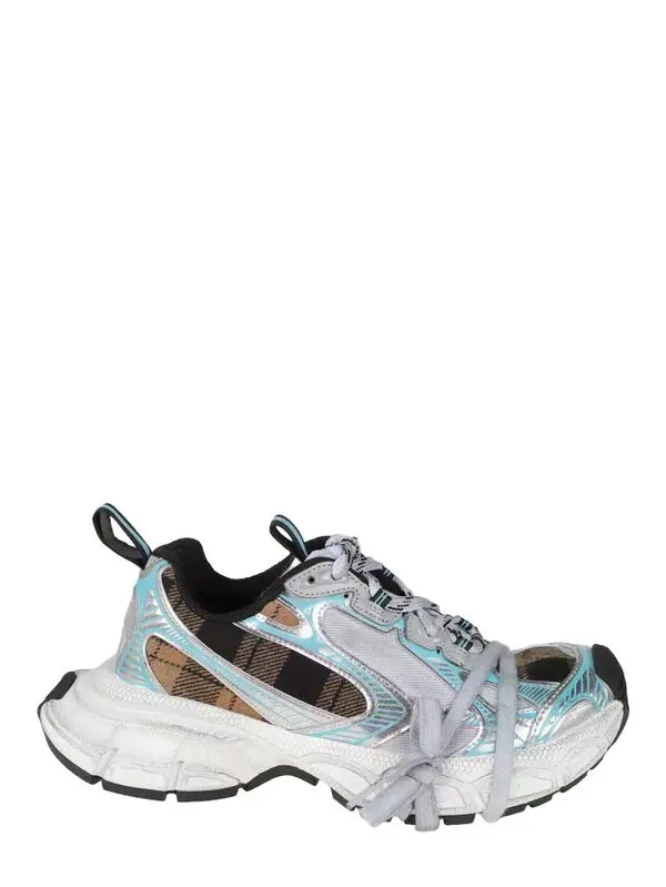 Balenciaga 3xl Panelled Sneakers - Silver