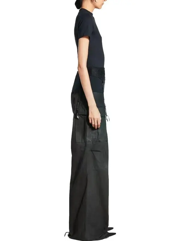 Balenciaga Lace-trimmed Top - Black