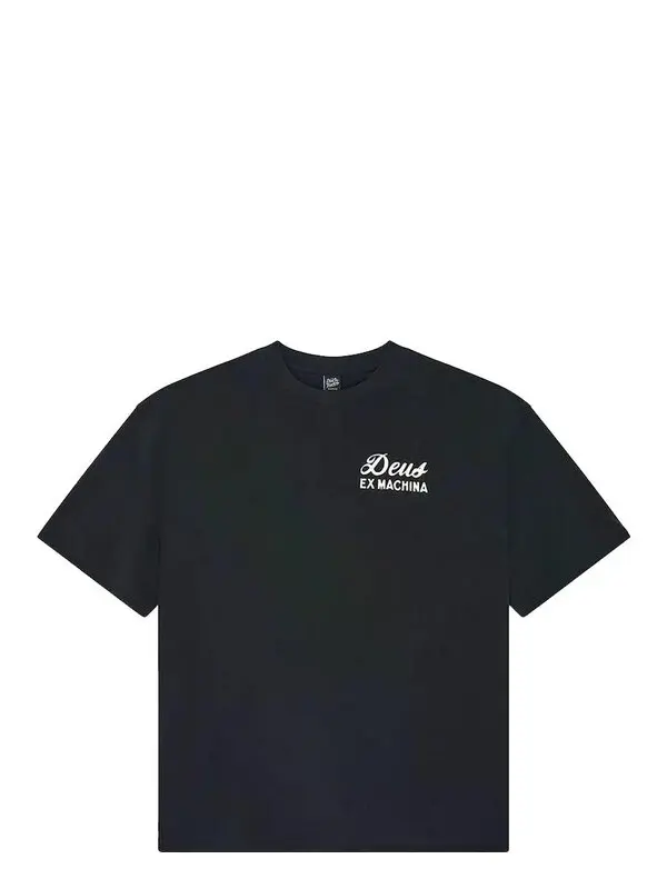 Deus Ex Machina Seoul Sign Logo-print T-shirt - Black