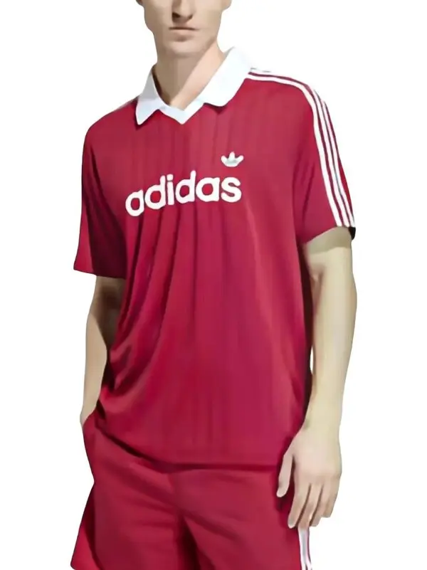 Adidas Drop Needle Jersey T-shirt - Red
