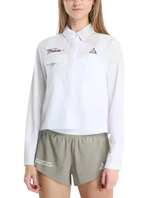 Nike Aireez Graphic-print Shirt - White