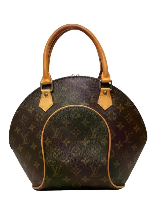 LOUIS VUITTON 2004 Monogram Ellipse Pm Handbag - Brown