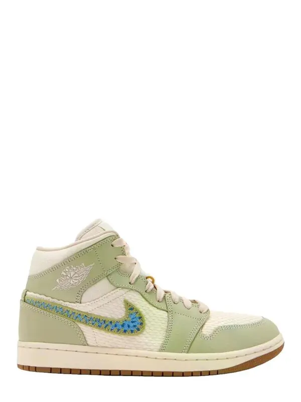 Nike Air Jordan 1 Mid Se Sneakers - Green
