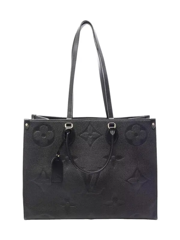 LOUIS VUITTON 2021-2026 Monogram Empreinte Onthego Gm Satchel - Black