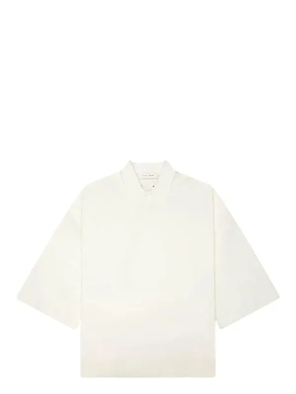 Fear Of God Essentials 90s Cropped Polo Shirt - Neutrals