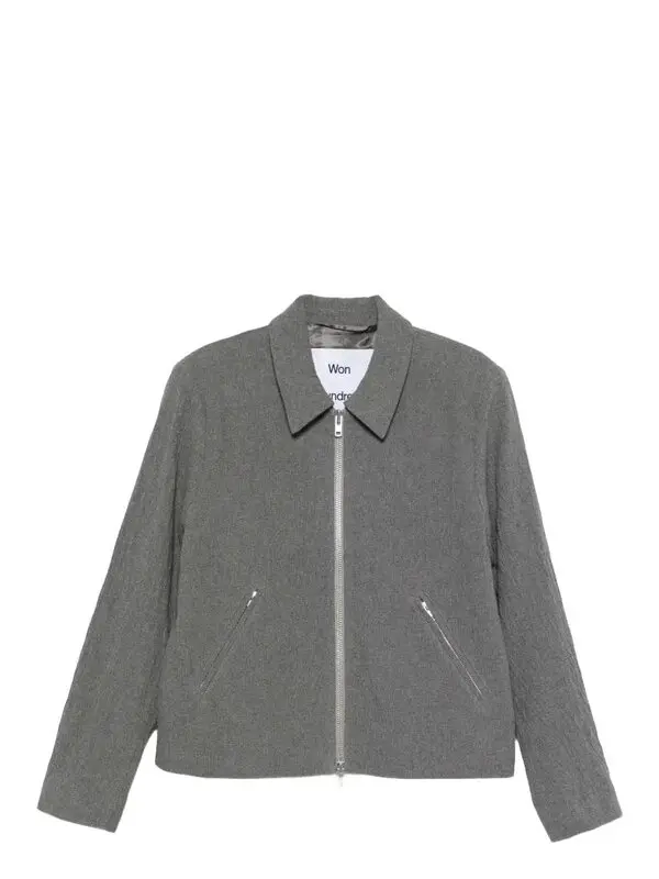 WON HUNDRED Dutton Zip-up Jacket - Grey