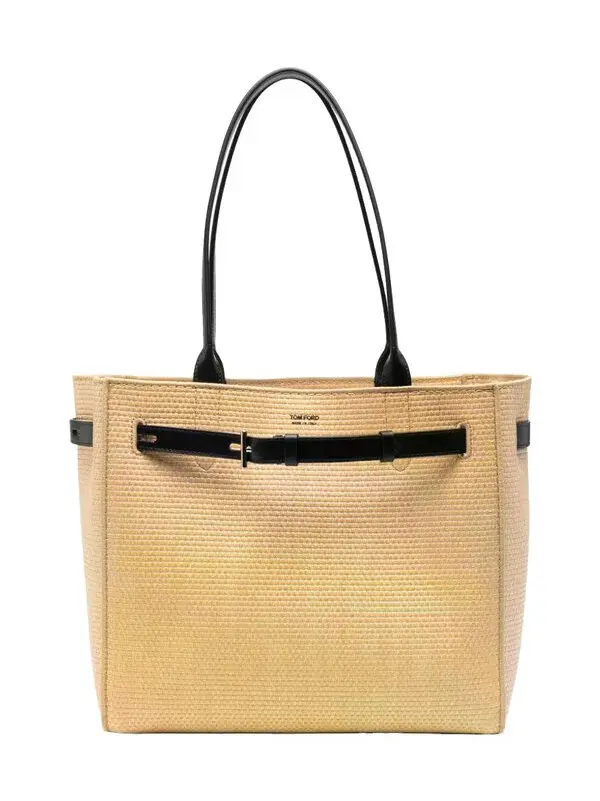 TOM FORD Woven Tote Bag - Neutrals