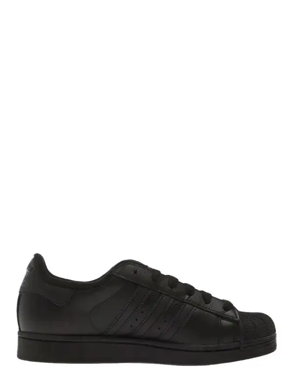 Adidas Superstar Ii Lace-up Sneakers - Black