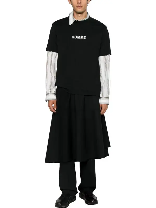 Comme Des Garçons Logo-print T-shirt - Black