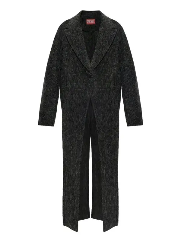 DIESEL® Brushed-effect Coat - Grey