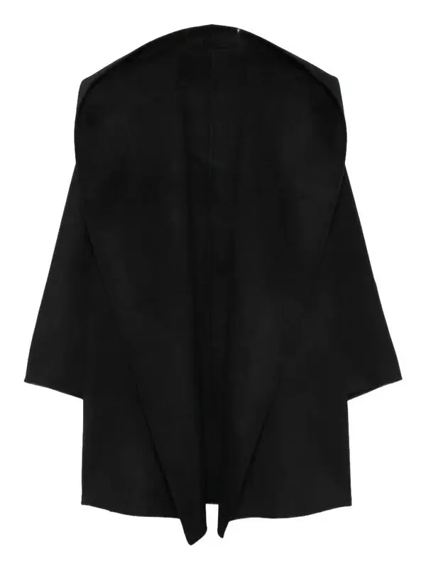 TOTEME Hooded Open-front Coat - Black