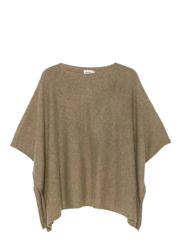 NOTSHY Pamina Cashmere Poncho - Neutrals