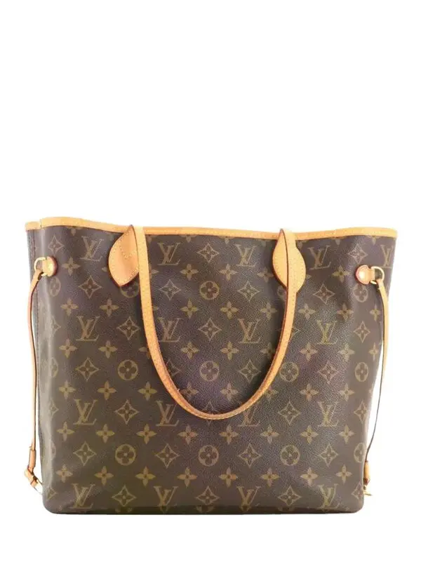 LOUIS VUITTON Neverfull Nm Monogram Canvas Mm Tote Bag - Brown